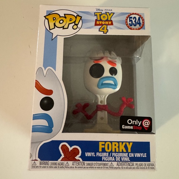 Funko | Toys | 534 Funko Pop Disney Pixar Toy Story 4 Forky Gamestop ...